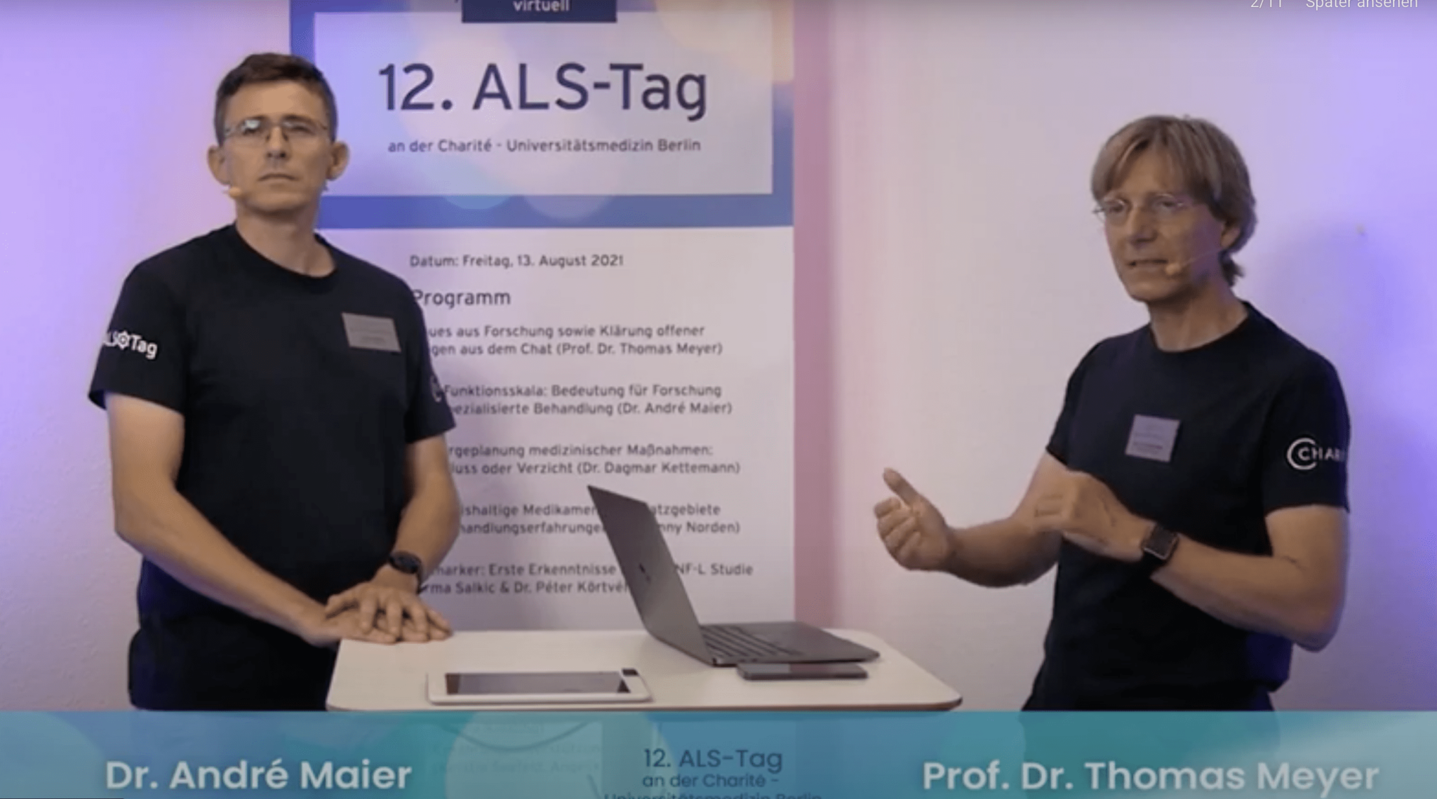 ALS-Tag 2021: Dr. André Maier zur ALS-Funktionsskala - ALS-Ambulanz